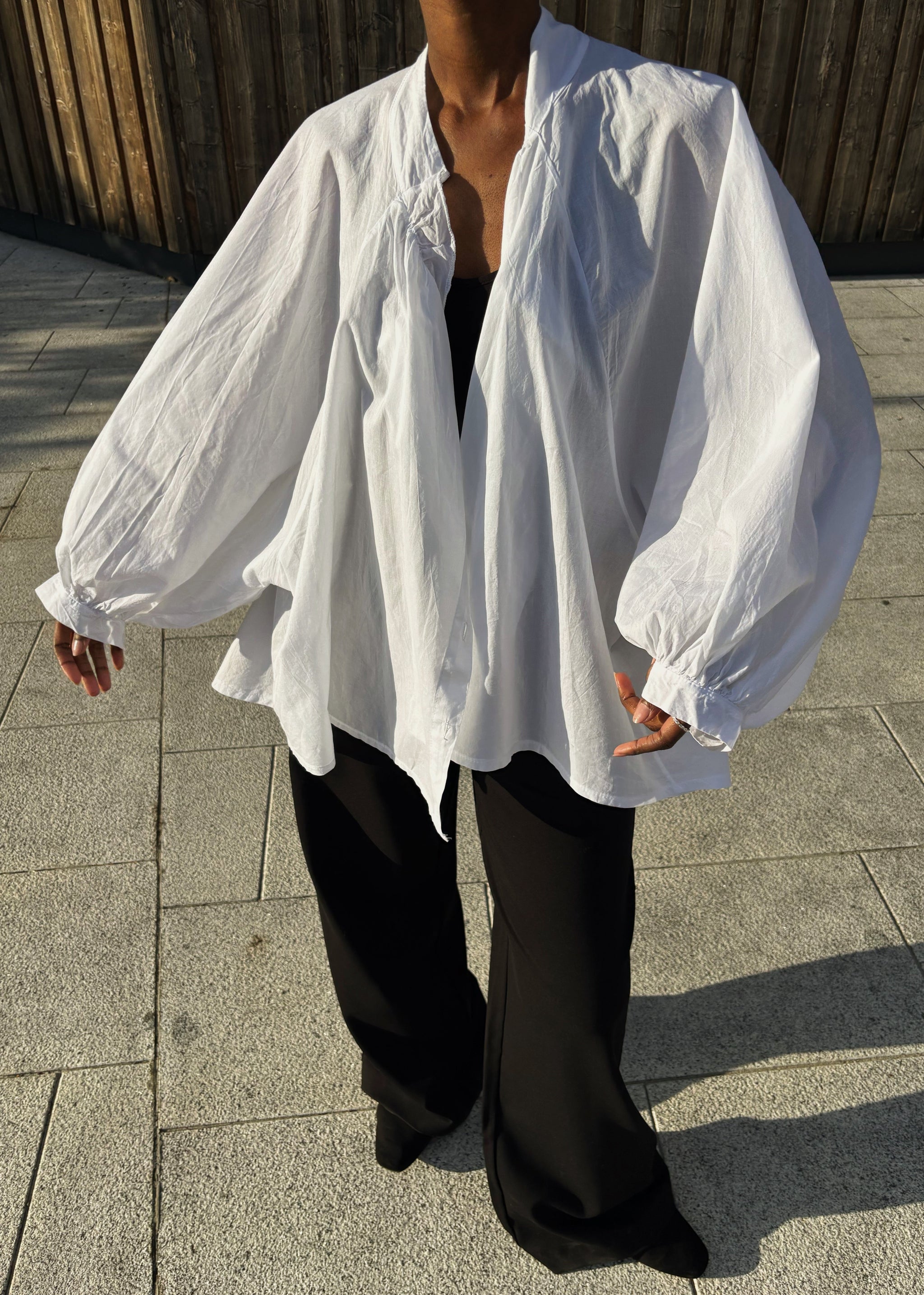Oversized Airy Poplin Cloud